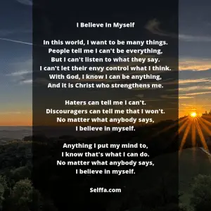 33 Poems About Be Yourself - SELFFA