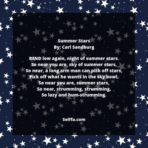 28 Poems About Stars - SELFFA