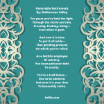 25 Retirement Poems - SELFFA